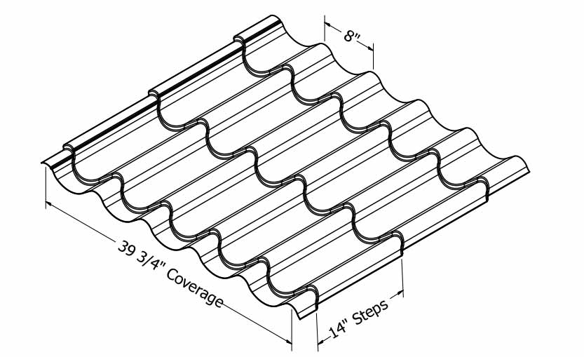 Techo Tile | Metal Roof Systems | ATAS International, Inc.