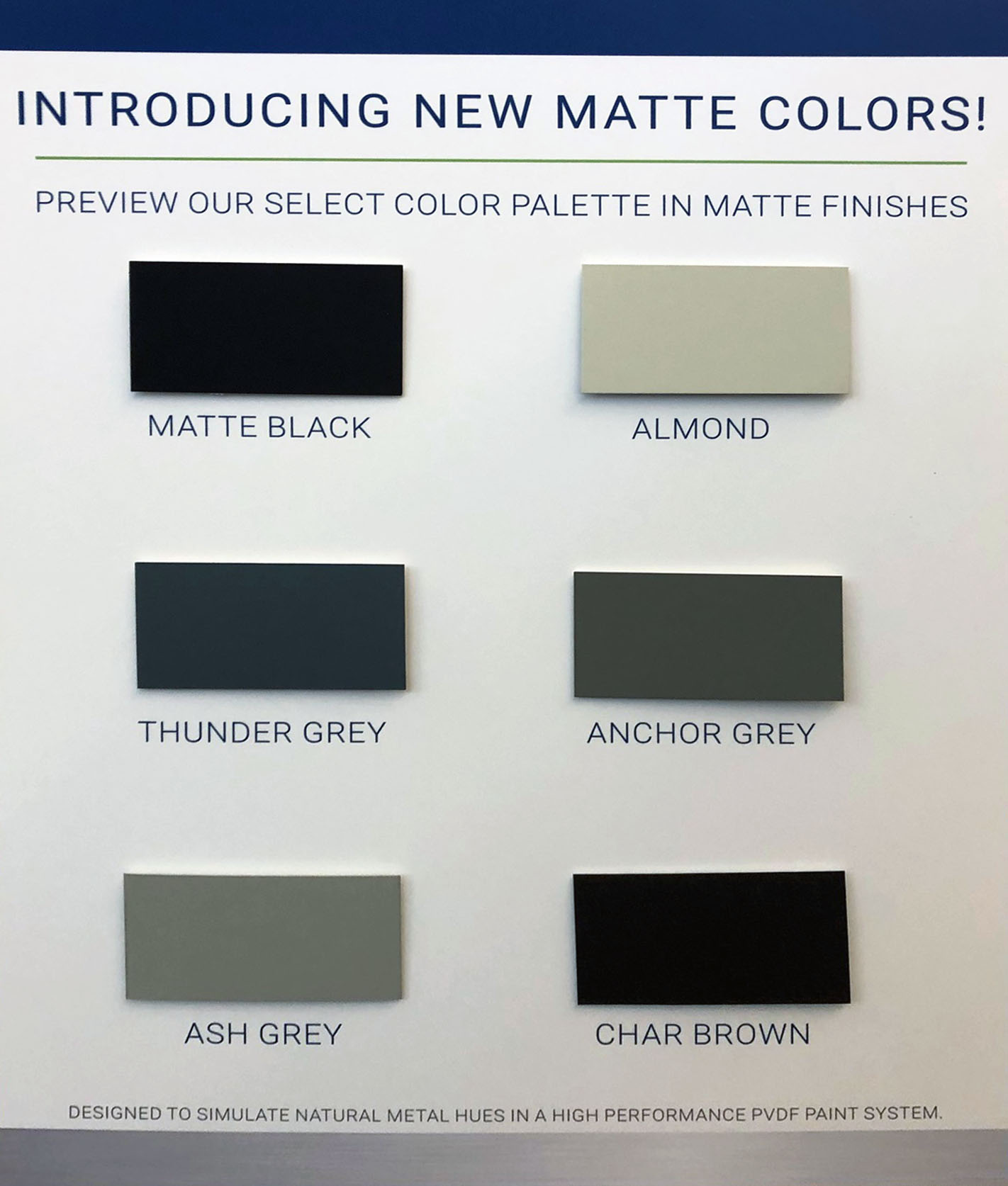 Matte Colors | ATAS International, Inc.